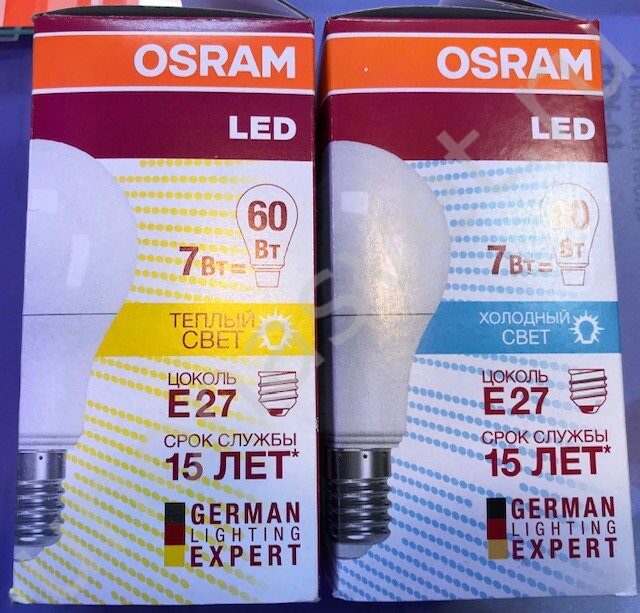 Светодиодные лампы OSRAM